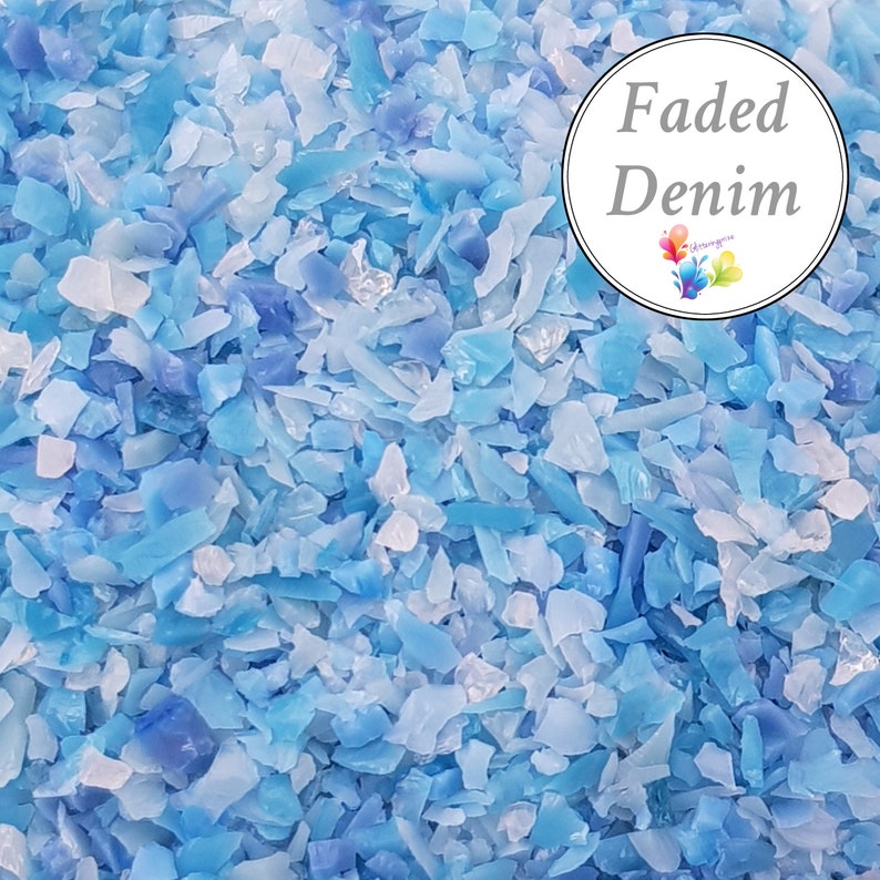 Lampwork Frit Blend FADED DENIM Fine Blend Coe 94-96 - Etsy