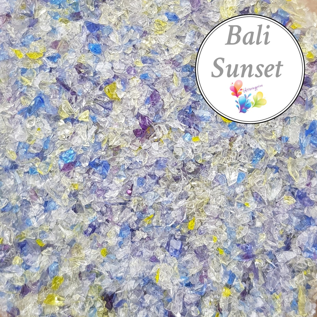Lampwork Frit Blend BALI SUNSET, Fine Blend Coe 96, Lampwork Supply ...