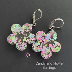 Dangle Earrings Candyland Flower Hypo Allergenic Jewellery Jewelry ...