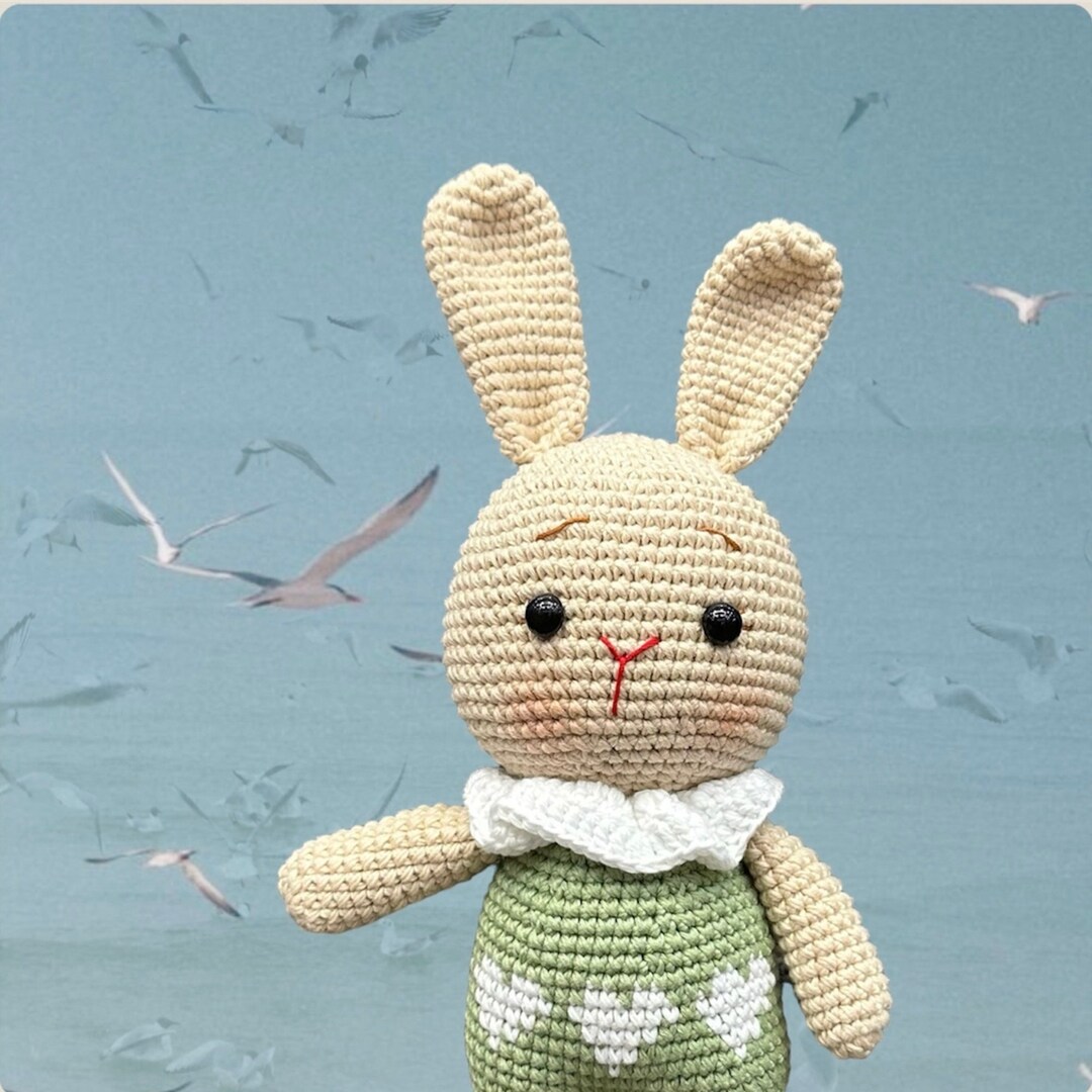 Handmade Crochet Lovely Bunny, Amigurumi Lovely Bunny, Handmade Crochet ...