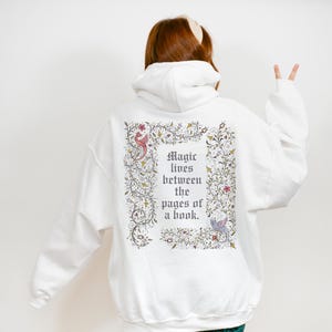Fantasy Creatures Bookish Hoodie: Medieval Castlecore Renaissance Shirt ...