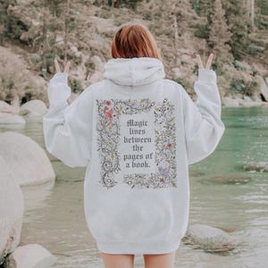 Fantasy Creatures Bookish Hoodie: Medieval Castlecore Renaissance Shirt ...