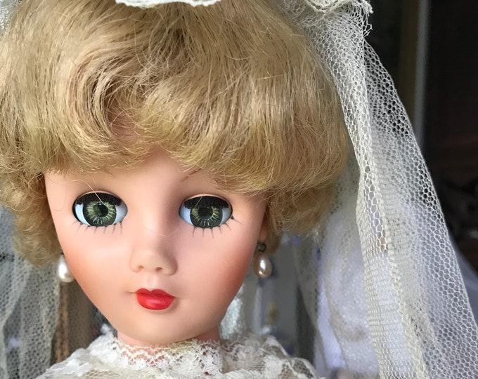 Vintage Late 1950's 14R Fashion Blonde Bride Doll - Etsy