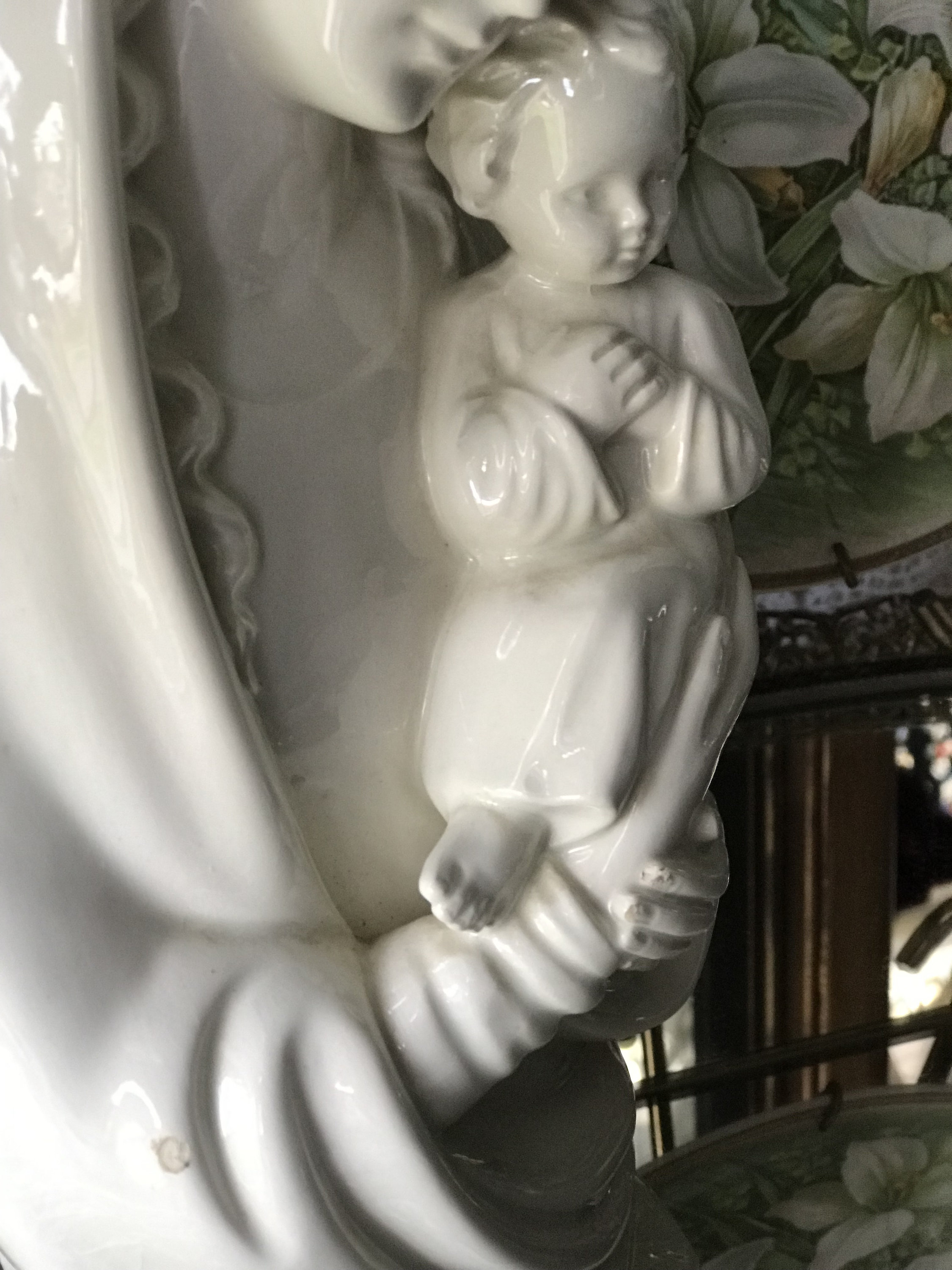 Vintage White Porcelain Goebel Madonna and Child Figurine Germany - Etsy