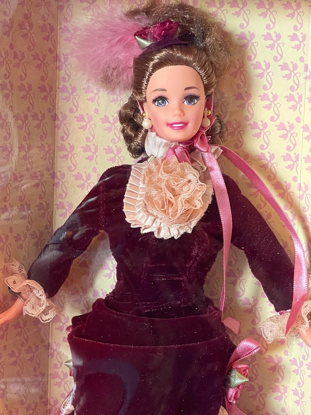 Vintage 1995 Victorian Lady Barbie Doll With Original Box - Etsy