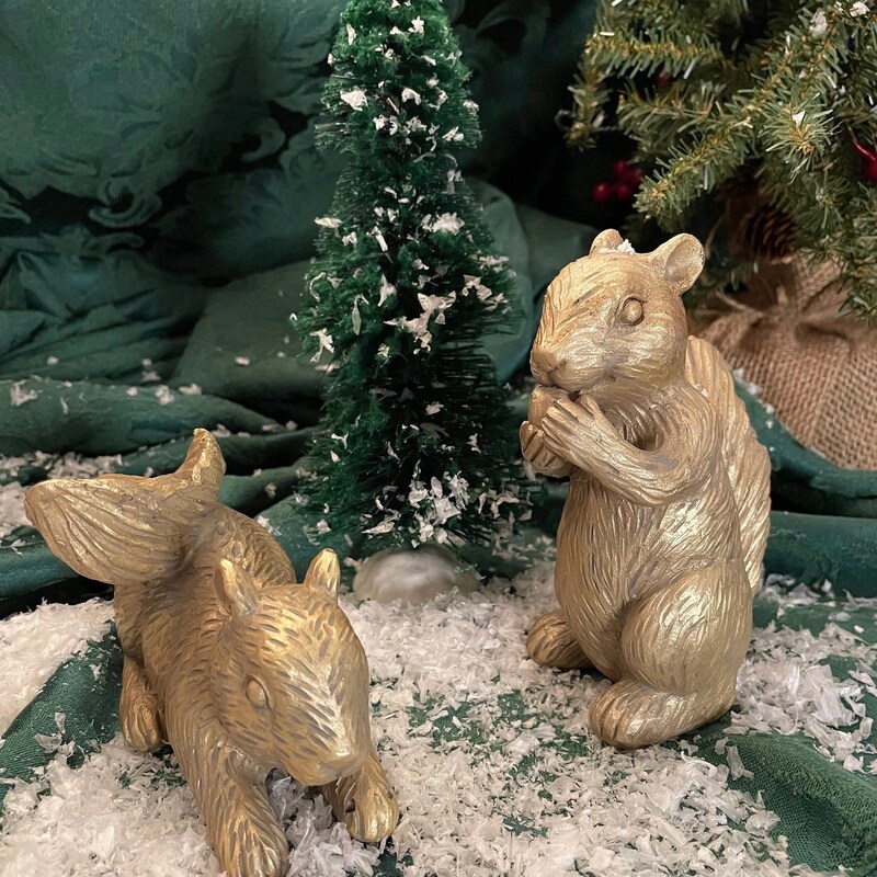 Squirrel Figurine - Etsy