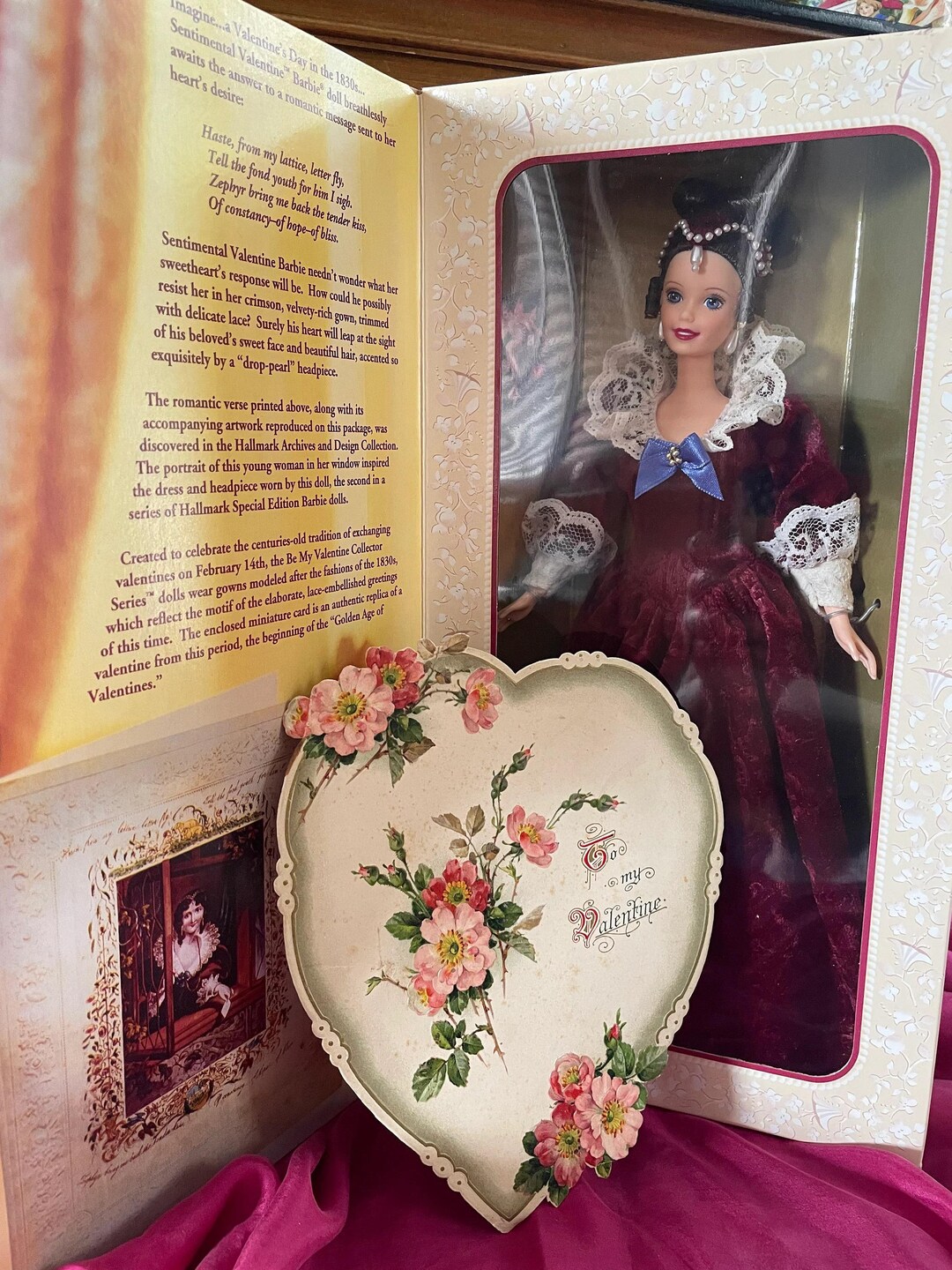 Vintage 1996 Hallmark Sentimental Valentine Barbie Doll 08742 NRFB - Etsy