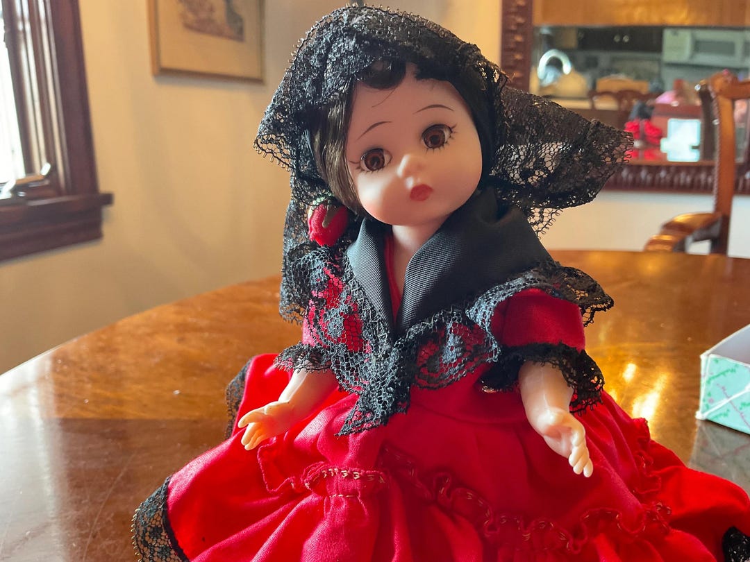 Vintage 1960s, Madame Alexander Spanish Bent Knee Doll With Original ...