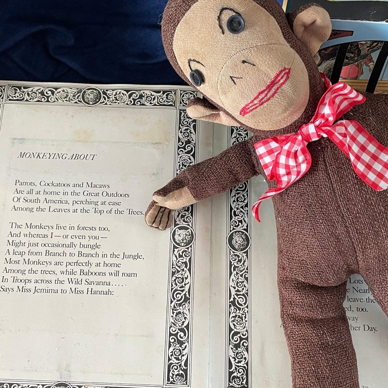 Brown Sock Monkey - Etsy