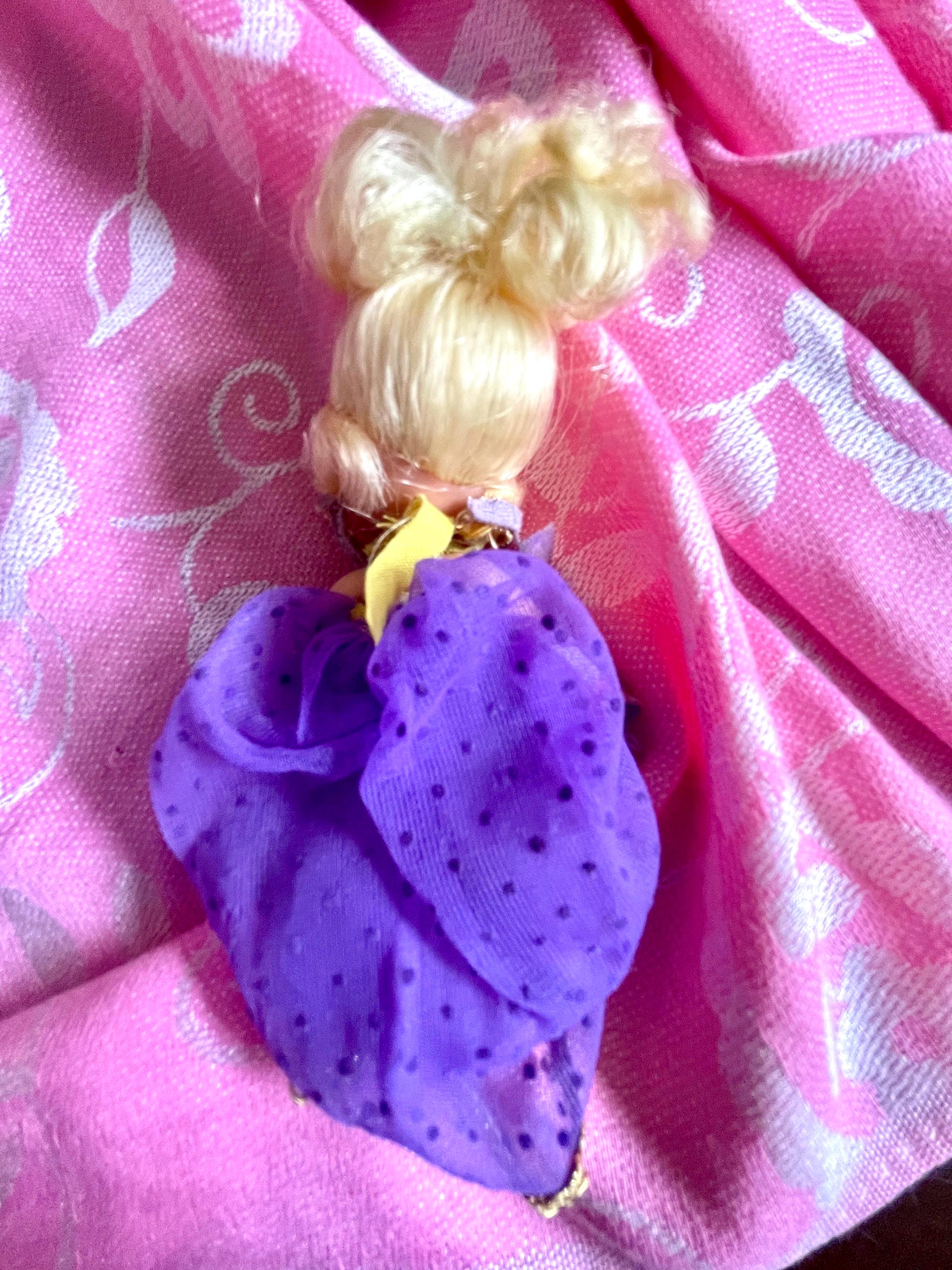 Vintage 1969 Mattel Tea Party Liddle Kiddles Doll Lady Lavender - Etsy