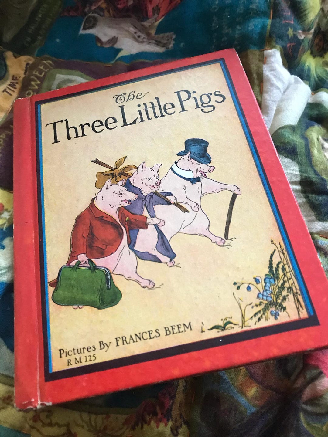 The Three Little Pigs Antique Hardcover Book (1933,illustrated by ...