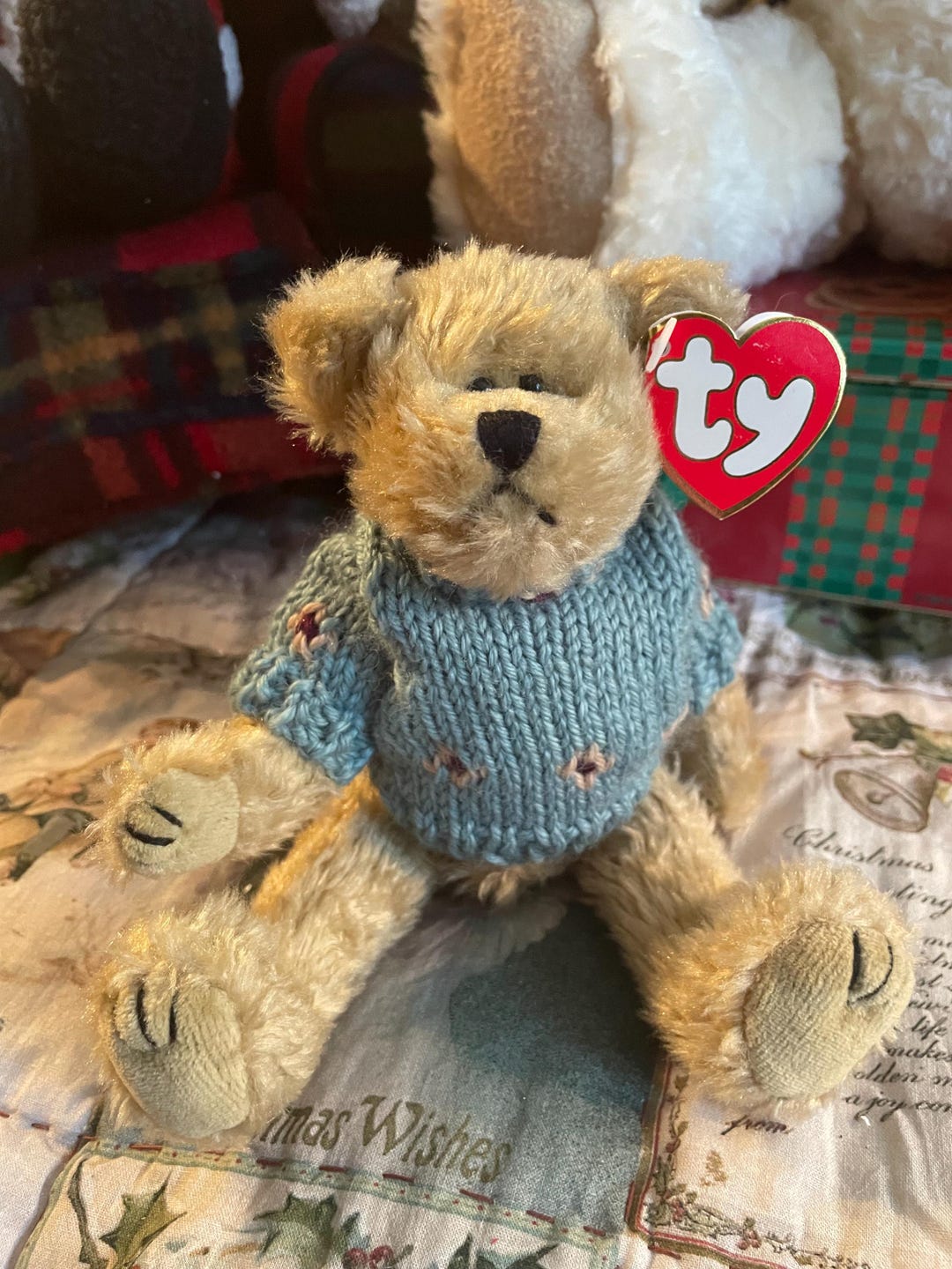 Beanie Baby Bear Skylar( Ty Attic Treasures 1993) - Etsy