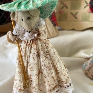 Vintage Set of Four Colonial Ladies Mice Dolls - Etsy