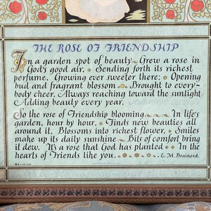Antique 1923 Gibson Art Company Colonial Poetry Print - Etsy