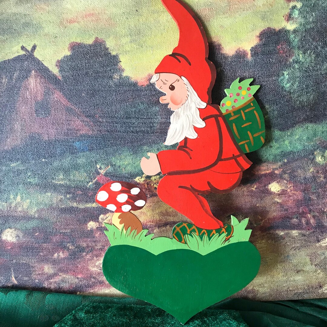 Erzgebirge Carved Wood Decorative Wall Elf Decor - Etsy