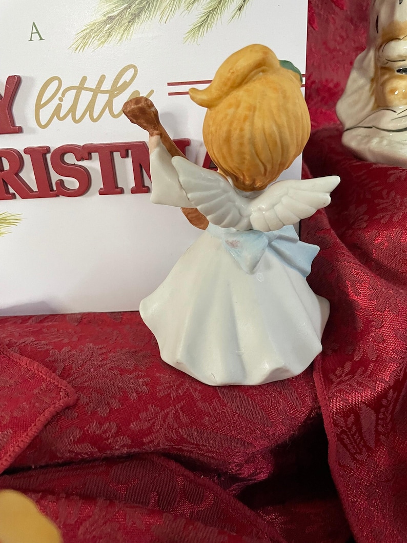 Vintage Set of Porcelain Christmas Angels - Etsy