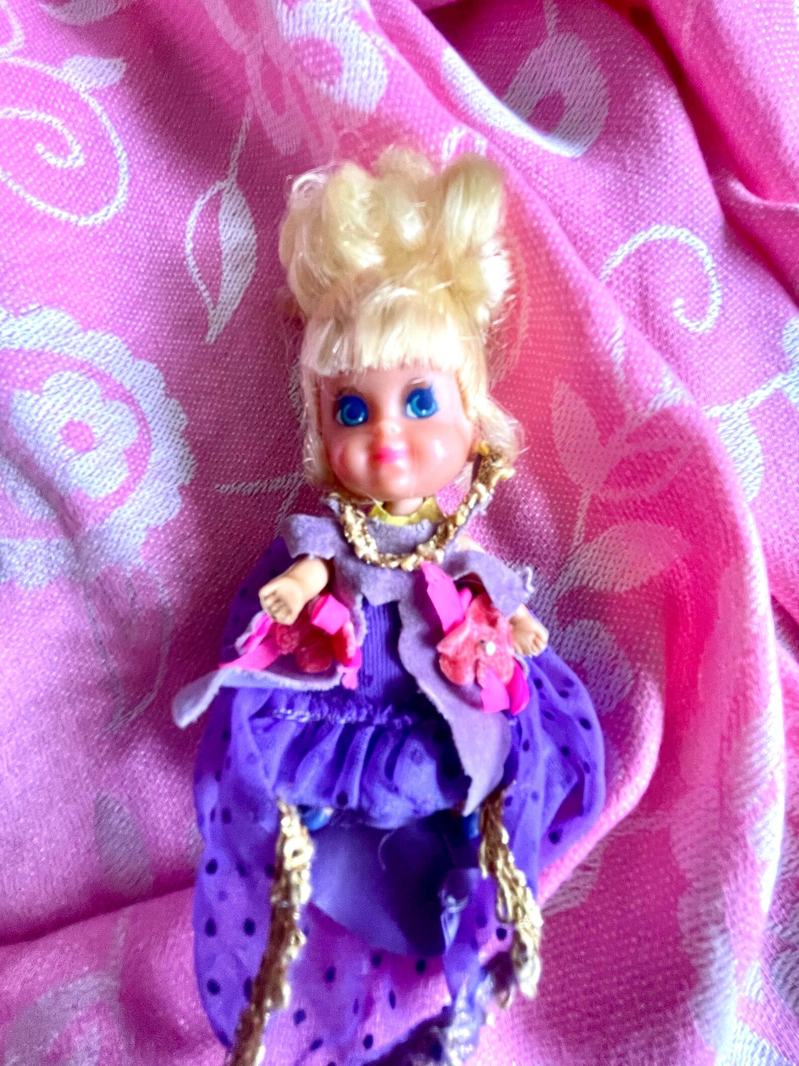 Vintage 1969 Mattel Tea Party Liddle Kiddles Doll Lady Lavender - Etsy