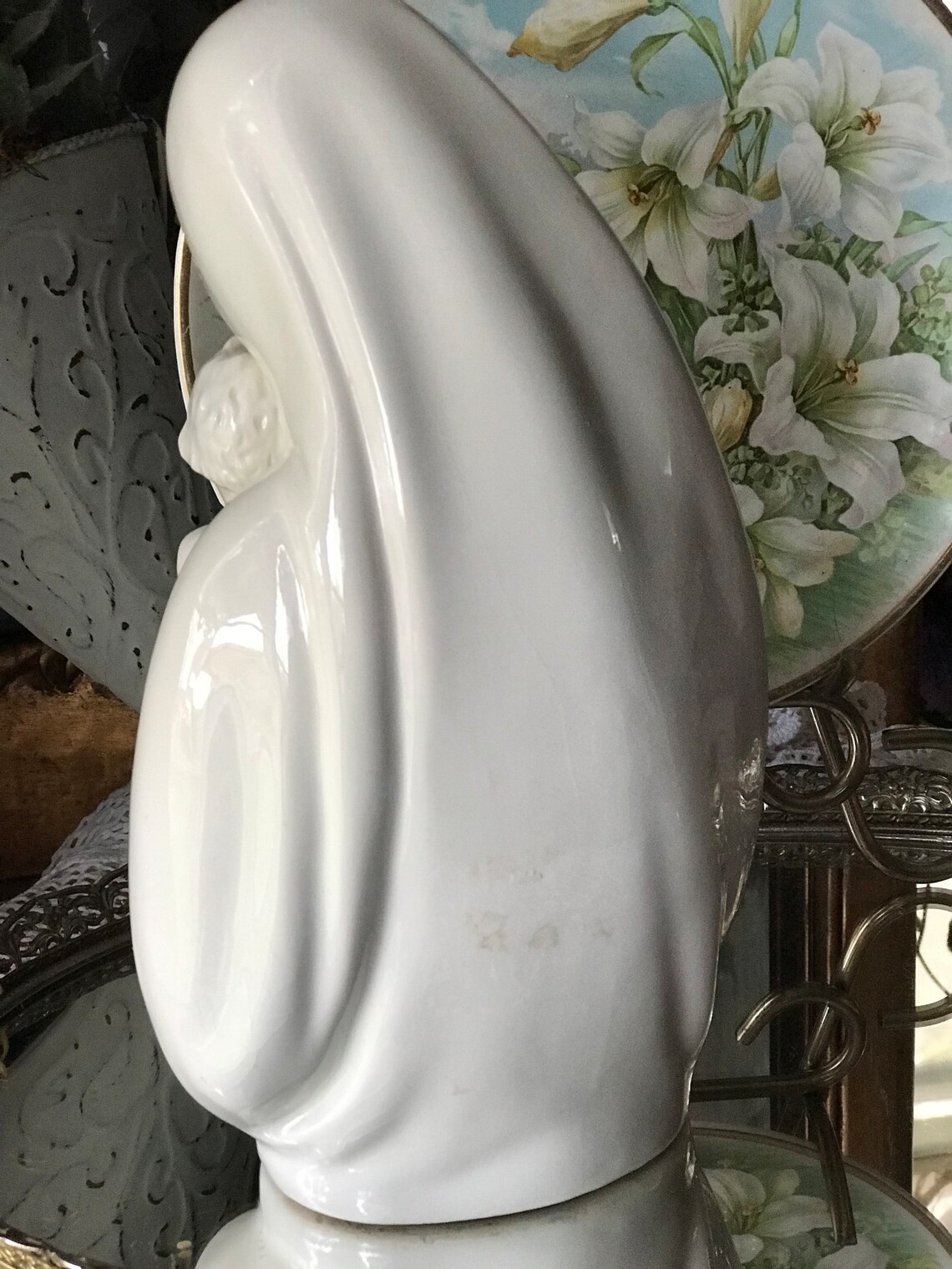 Vintage White Porcelain Goebel Madonna and Child Figurine Germany - Etsy