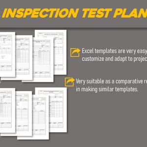 Document Inspection Test Plan ( ITP ) Editable Excel for Contraktor and ...