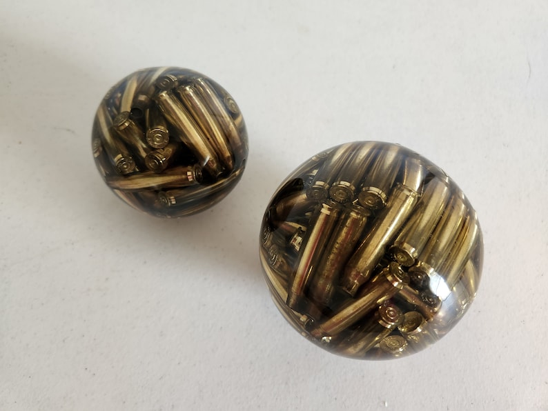 Resin Bullet Sphere - Etsy