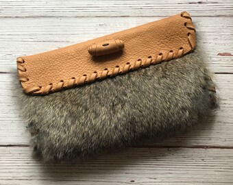 Rabbit Fur Wallet - Etsy