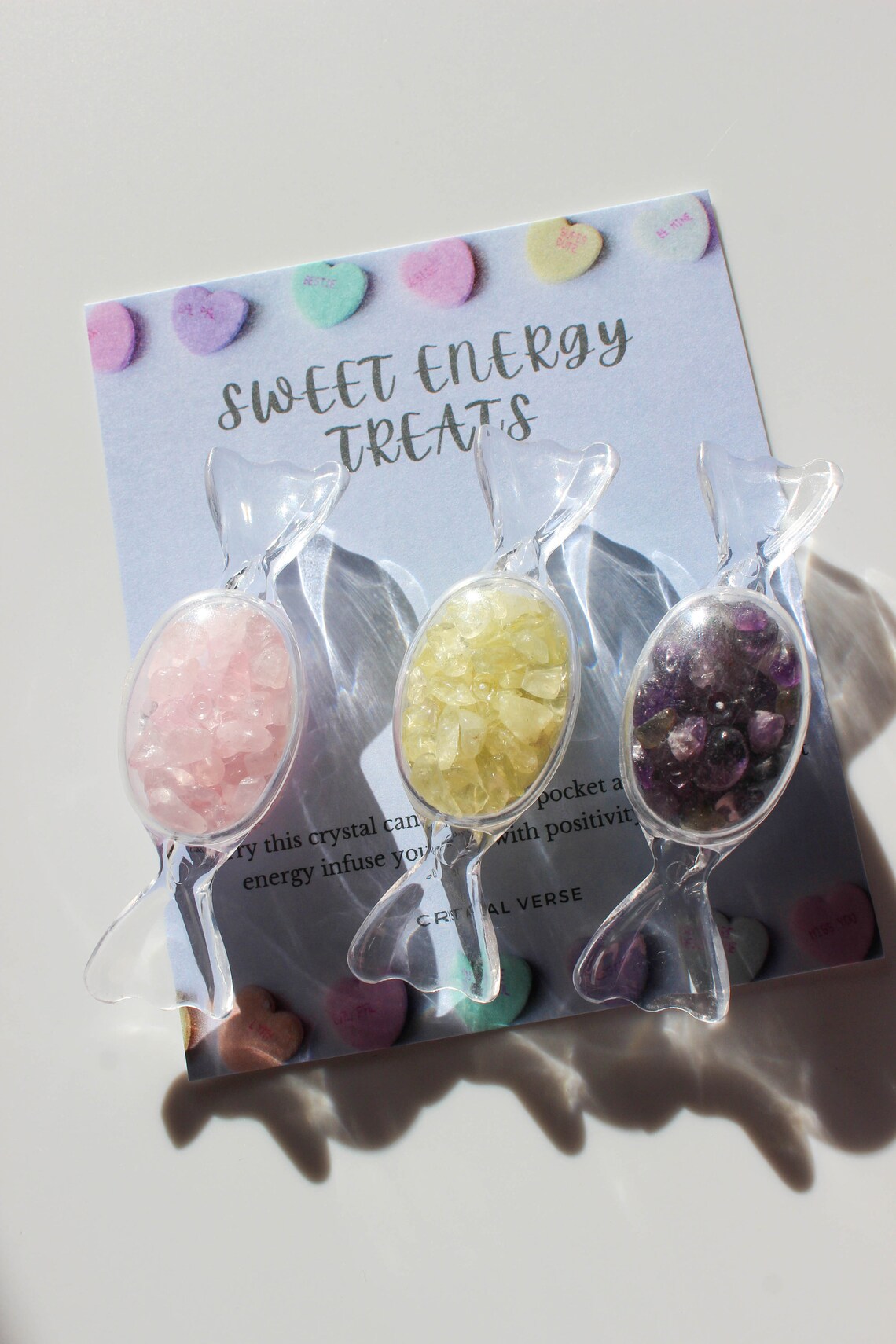Sweet Crystal Candy Surprise Gift Card | Romantic and Love Crystal Gift ...