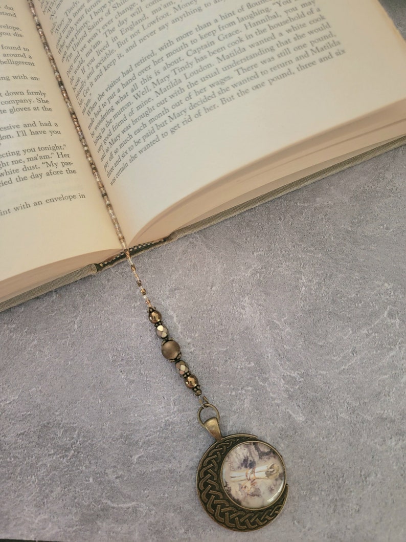 Scroll & Staff Bookmark: Fantasy RPG Gaming Gift - Etsy