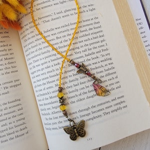 Butterfly Wing Bookmark With Butterfly Bead - Etsy