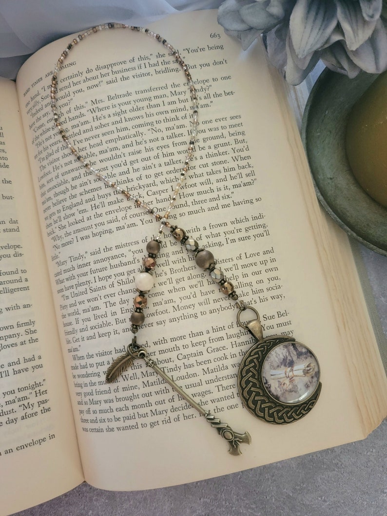 Scroll & Staff Bookmark: Fantasy RPG Gaming Gift - Etsy