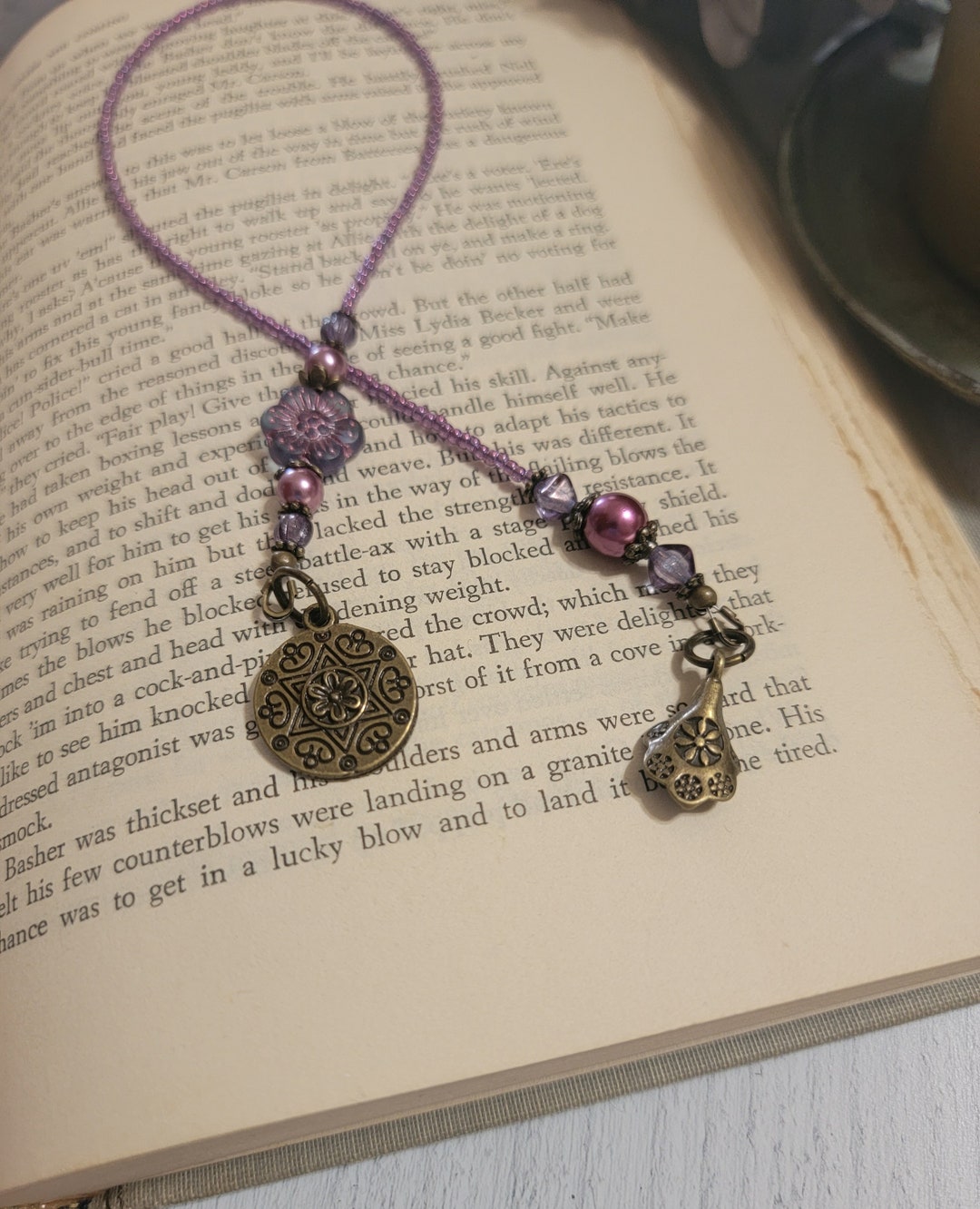 Boho Daisy Bookmark, Flower Bookmarker, Nature Theme Bookmark - Etsy