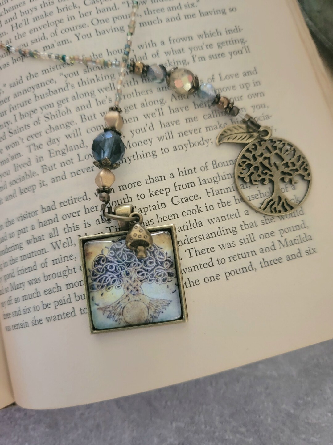 Fantasy Tree Bookmark, Ancient Magical Tree Gamer Bookmark, Tabletop ...