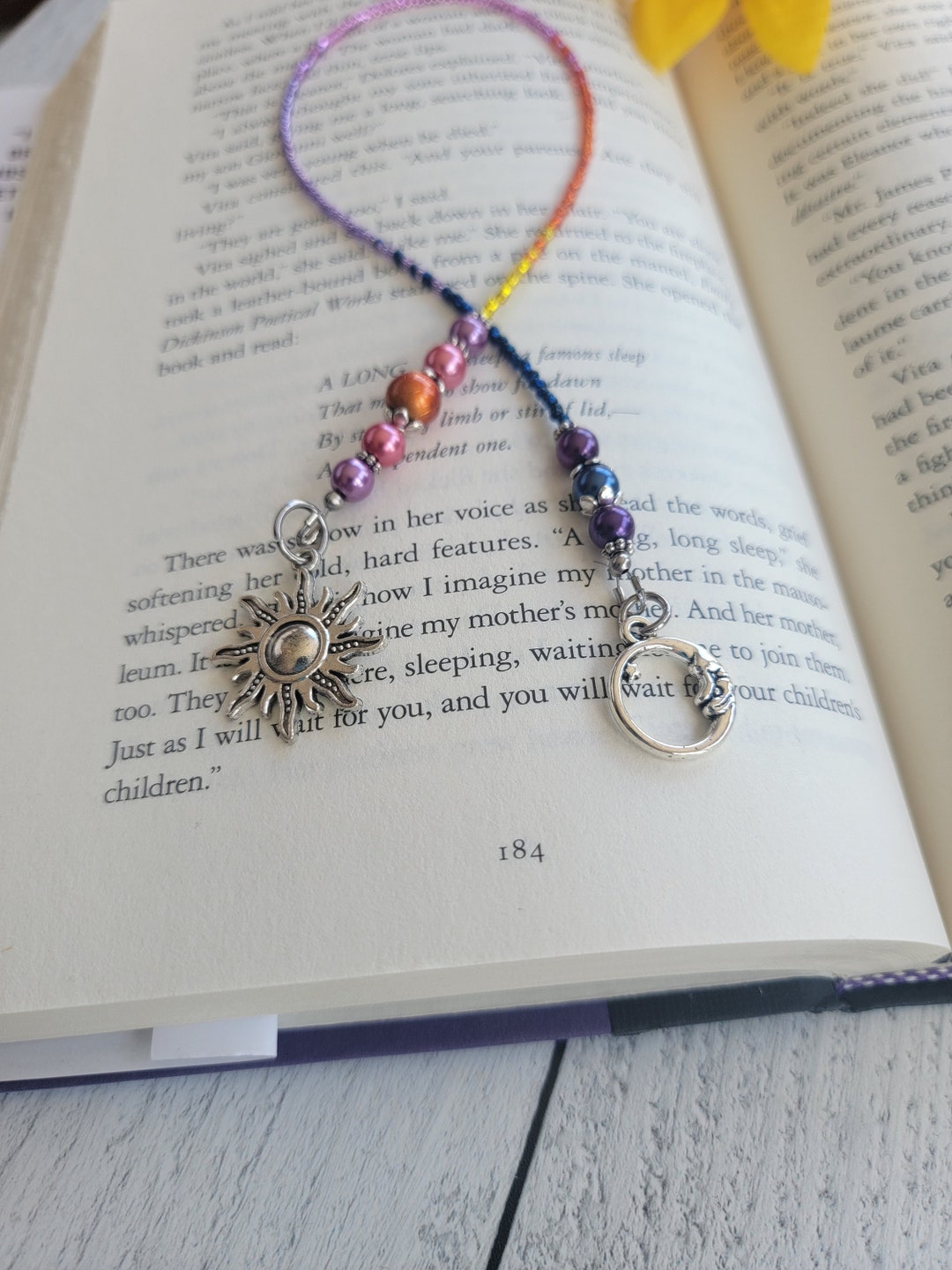 Unique Sunset Bookmark, Reader Gift, Bookworm Gift - Etsy