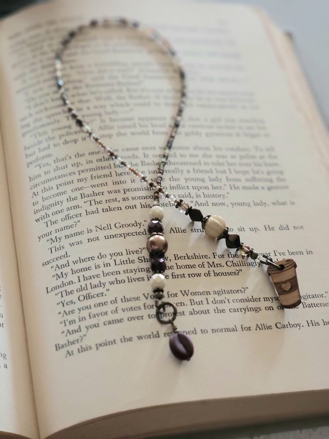 Coffee Bookmark, Latte Reader Gift, Coffee Bean Bookmarker - Etsy
