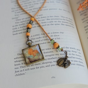 Pumpkin Bookmark, Fall Reading Bookmarker, Unique Reader Gift - Etsy