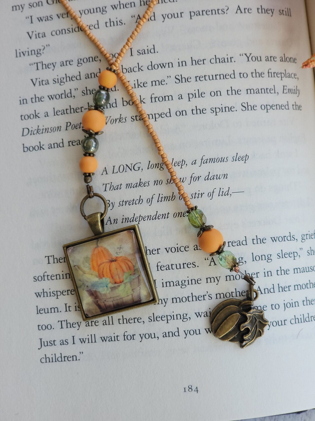 Pumpkin Bookmark, Fall Reading Bookmarker, Unique Reader Gift - Etsy