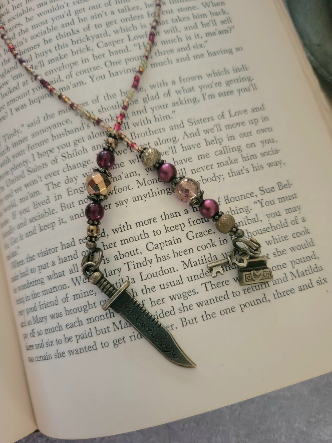 Tabletop RPG Bookmark, Rogue Bookmark, Dagger Bookmarker, Gaming Gift ...
