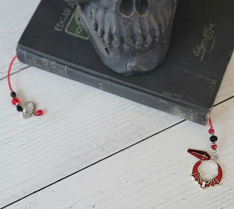 Vampire Bookmark Fantasy Horror Reader Gift Dracula - Etsy