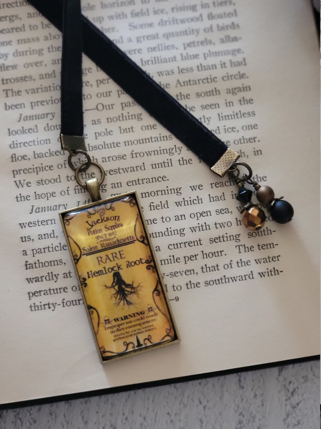 Hemlock Bookmark, Potion Page Holder, Witchy Gift, Witch Bookmark - Etsy
