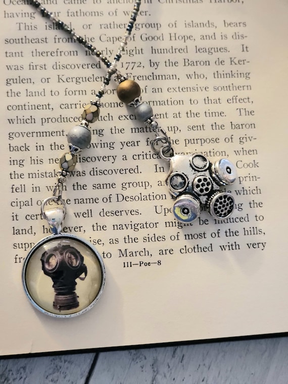 Horror Bookmark Strange Reader Gift Gas Mask Bookmarker - Etsy