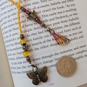 Butterfly Wing Bookmark With Butterfly Bead - Etsy
