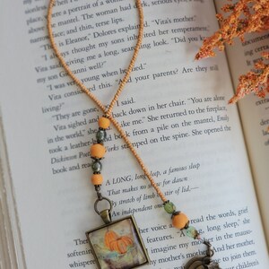 Pumpkin Bookmark, Fall Reading Bookmarker, Unique Reader Gift - Etsy