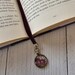 Velvet Ribbon Bookmark, Violet Roses Bookmarker, Purple Reader Gift ...