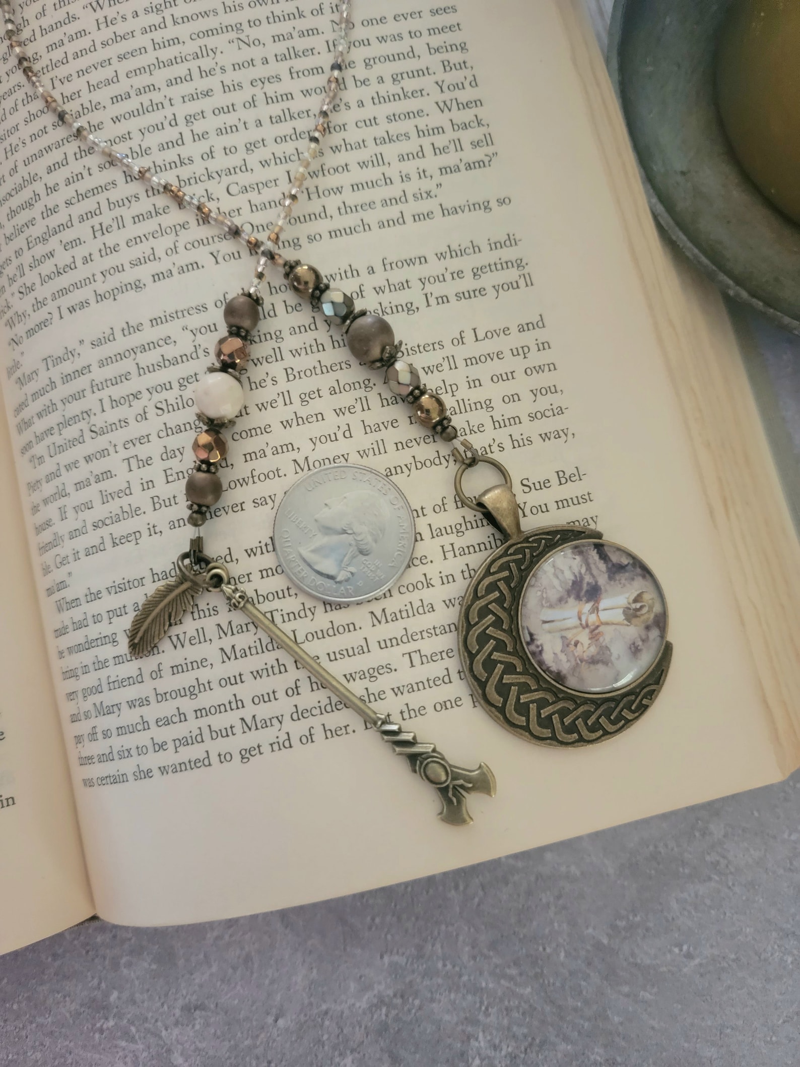 Scroll & Staff Bookmark: Fantasy RPG Gaming Gift - Etsy
