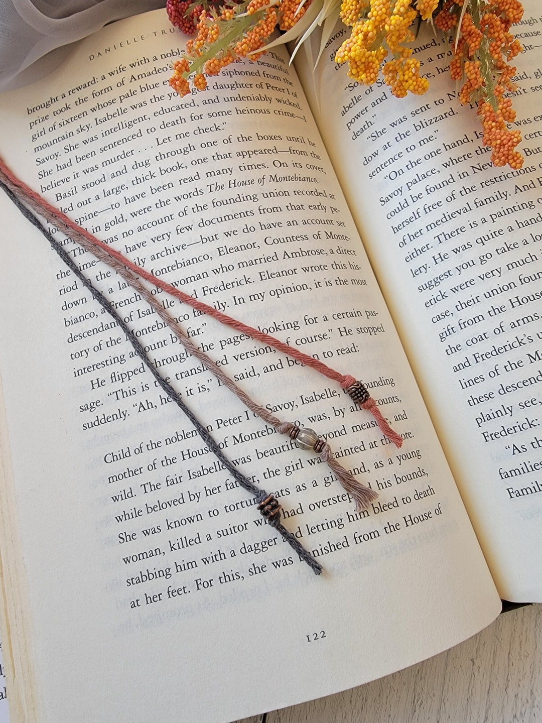 Minimalist Bookmark Set of 3, Simple Reader Gift, Minimal Life, Cotton ...