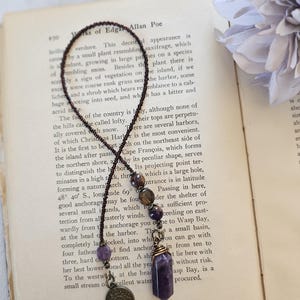 Amethyst Crystal Point Bookmark, Gemstone Bookmarker, Reader Gift - Etsy