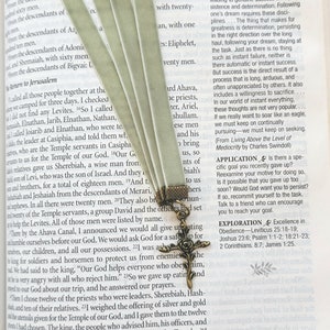 Multi-strand Bookmarker, Bible Ribbon Page Holder, Gift for Her, Study ...