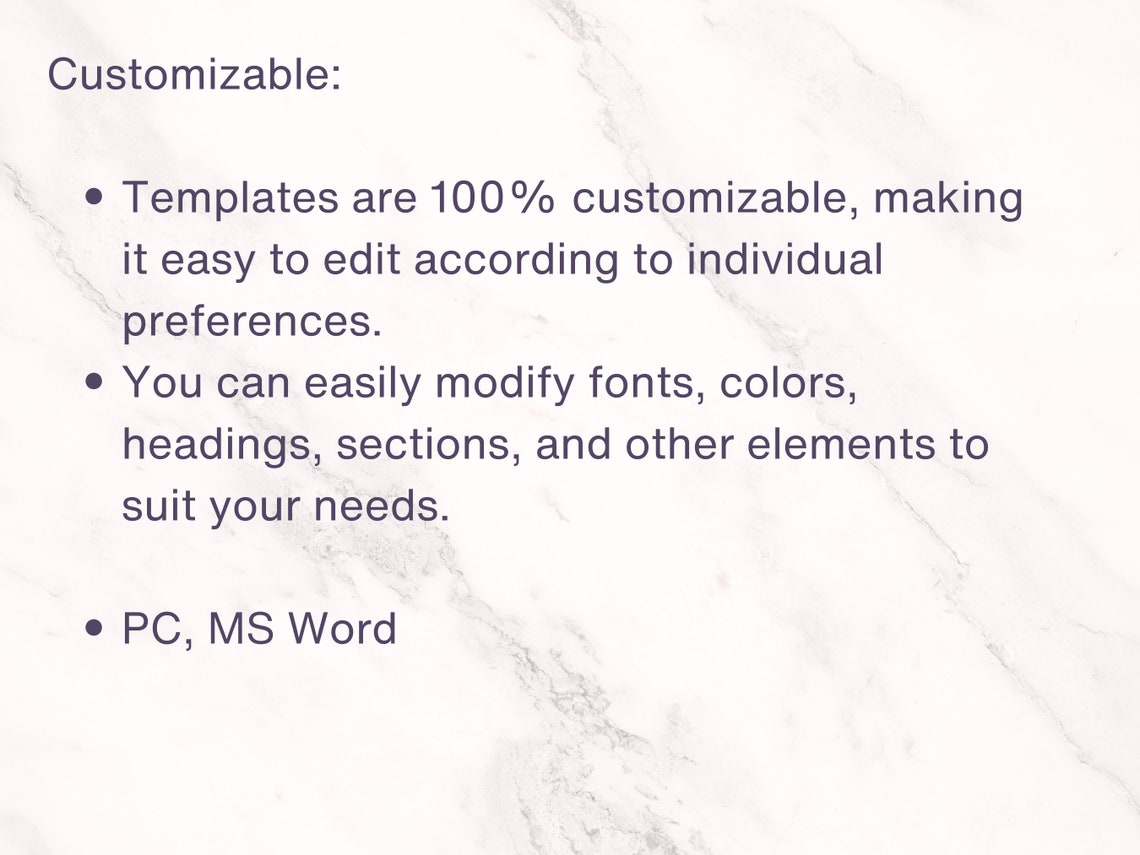 Resume Template Word, Monogram Resume, Modern Resume, Professional ...