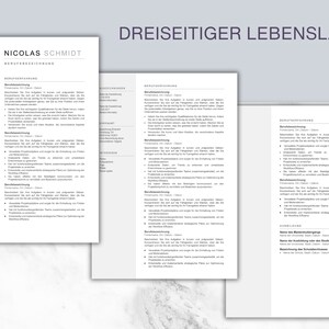 Lebenslauf Vorlage Word, Bewerbungsvorlage Deutsch Word, Professionelle ...