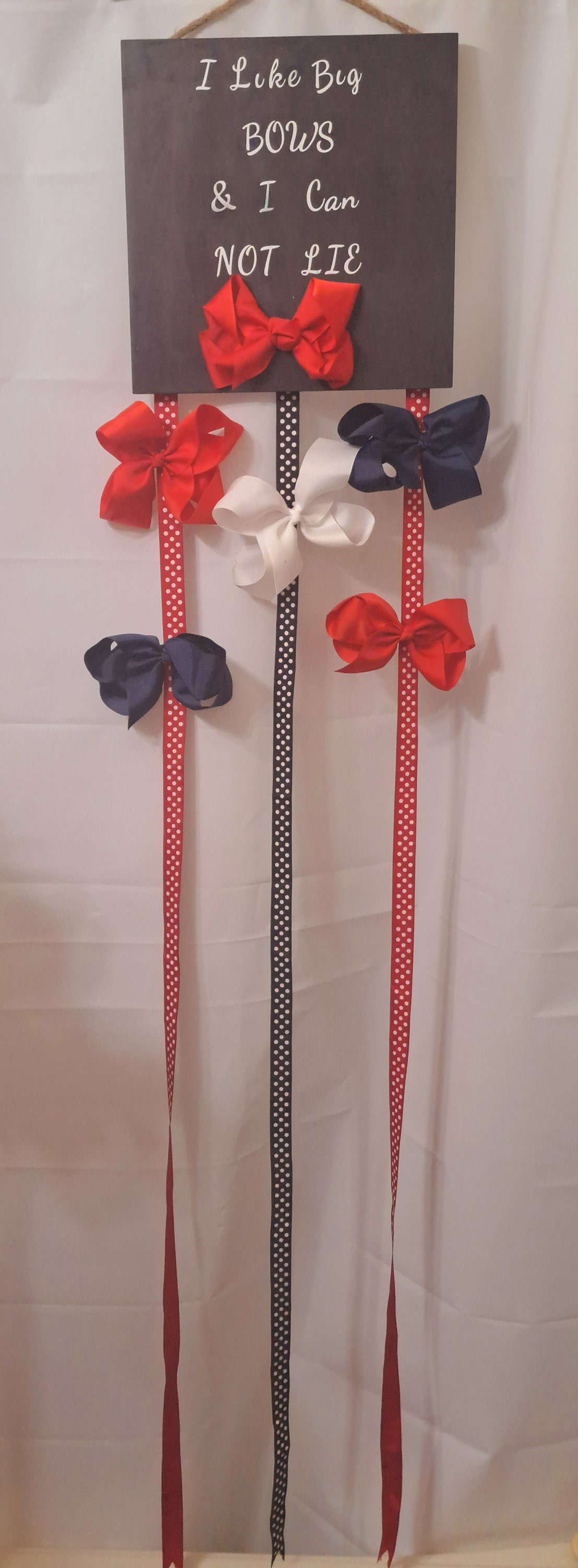 I Like Big Bows & I Can Not Lie Hair Bow Holder - Etsy