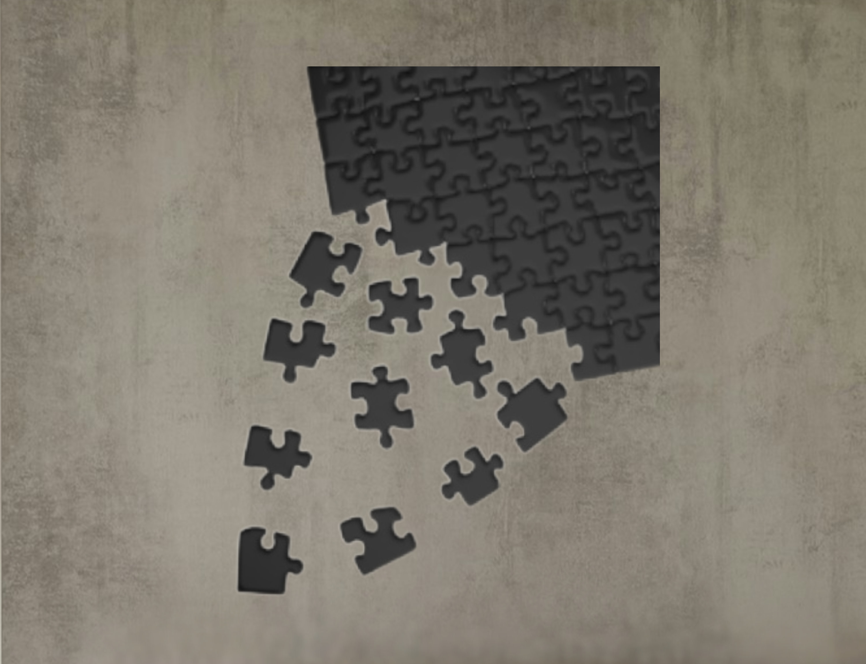 Black and White Stained Glass Impossible Corkboard Puzzle: Comes in 110 ...